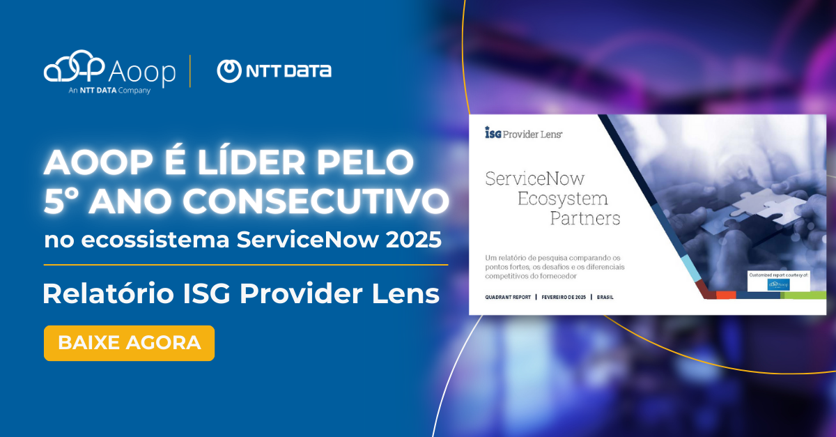 Aoop Líder Destaque no Relatório ISG 2025